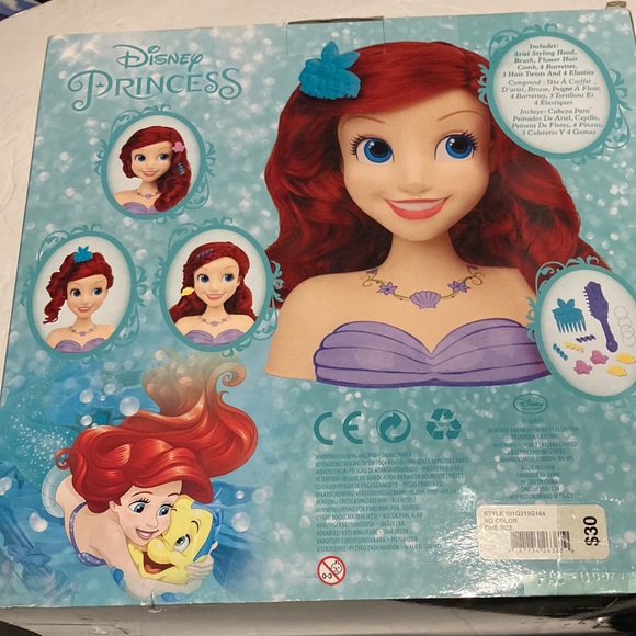 Disney | Toys | Disney Princess Ariel Styling Head The Little Mermaid ...